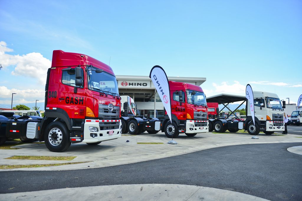 Empresa GASH ya tiene sus nuevos camiones HINO