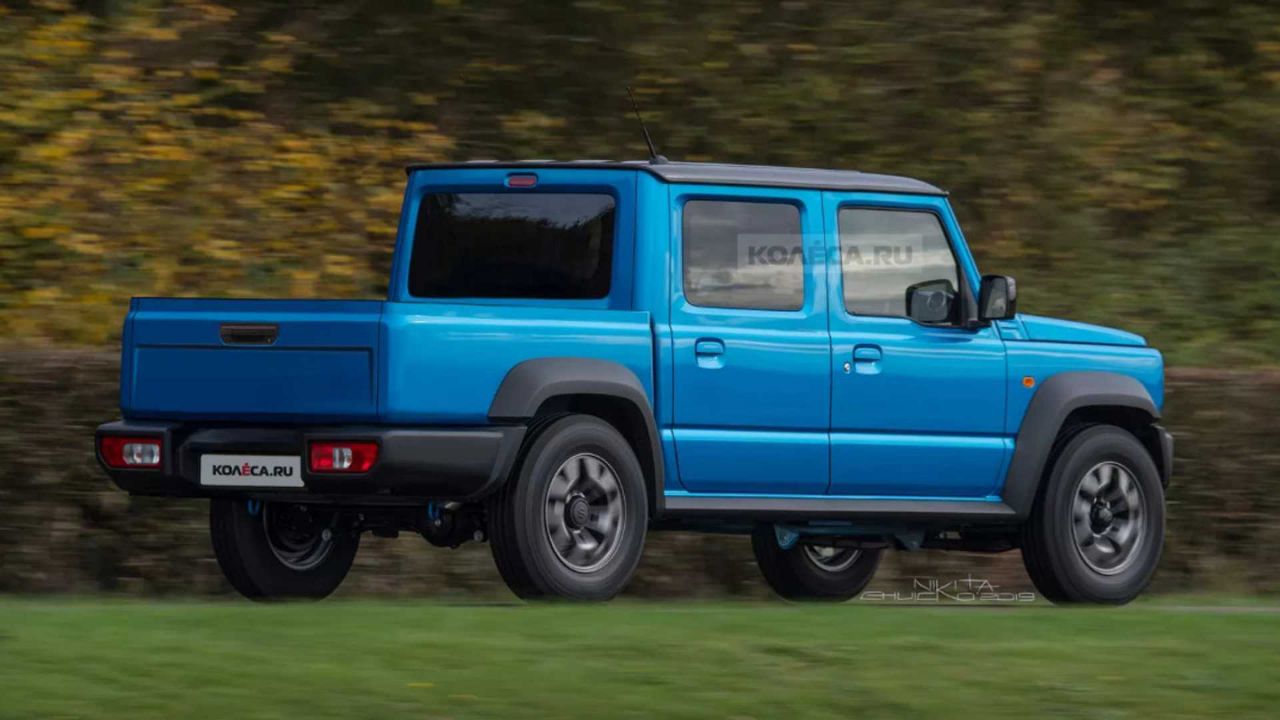 ¿Tendrá éxito este Suzuki Jimny pick-up cuatro puertas?