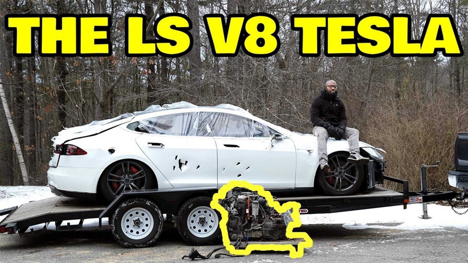Así es el primer Tesla con motor V8 del mundo